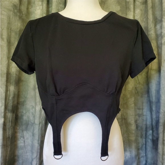 Fashion Nova | Tops | Fashion Nova Corset Garter Crop Top | Poshmark